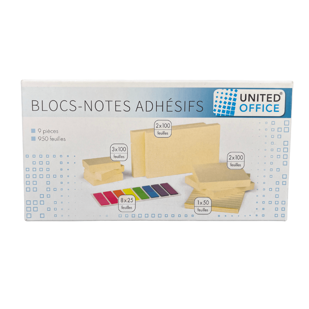 United Office Premium Sticky Notes Set – EUROPEAN HOUSE HOLD
