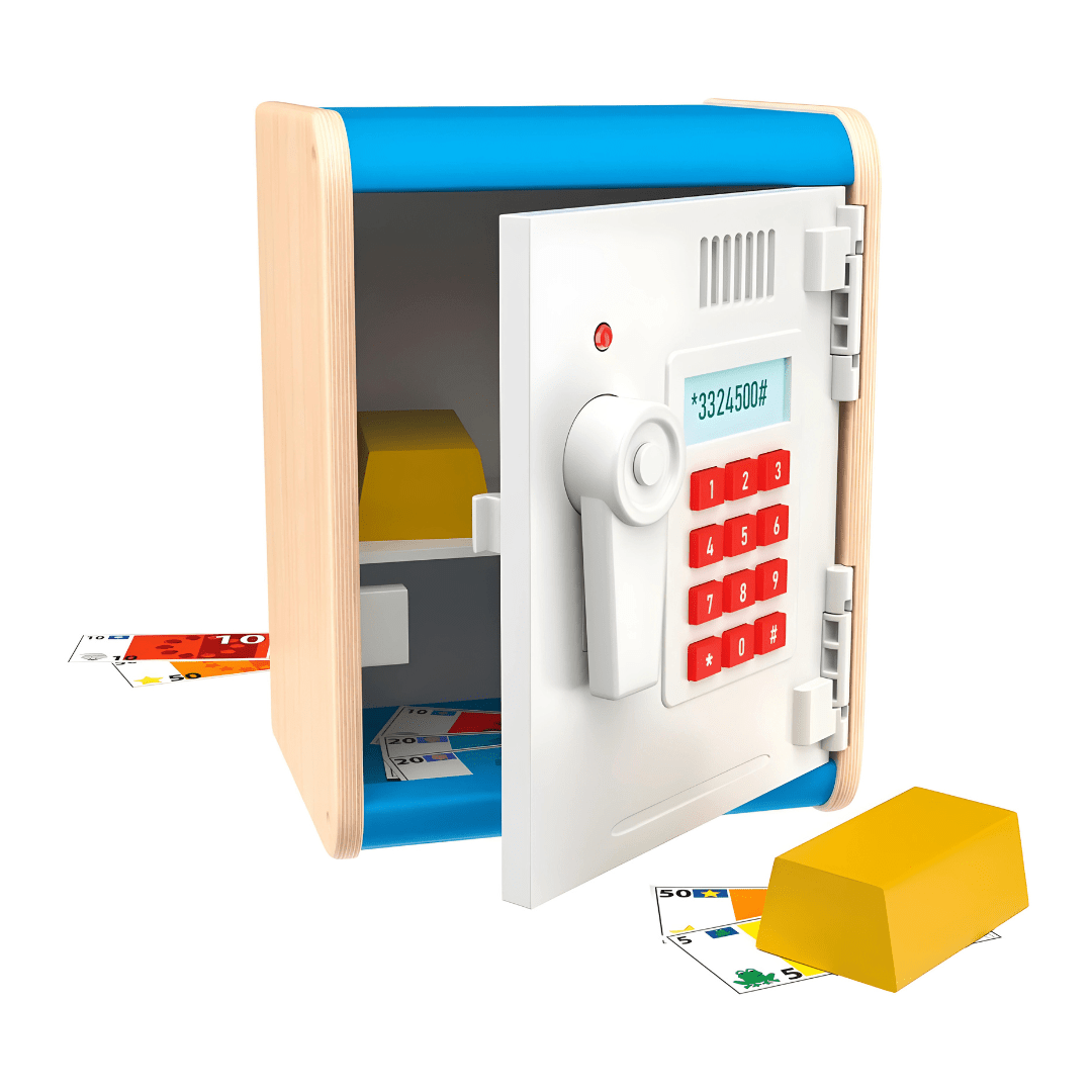 Playtive Wooden Safe Box - European Household – EUROPEAN HOUSE HOLD