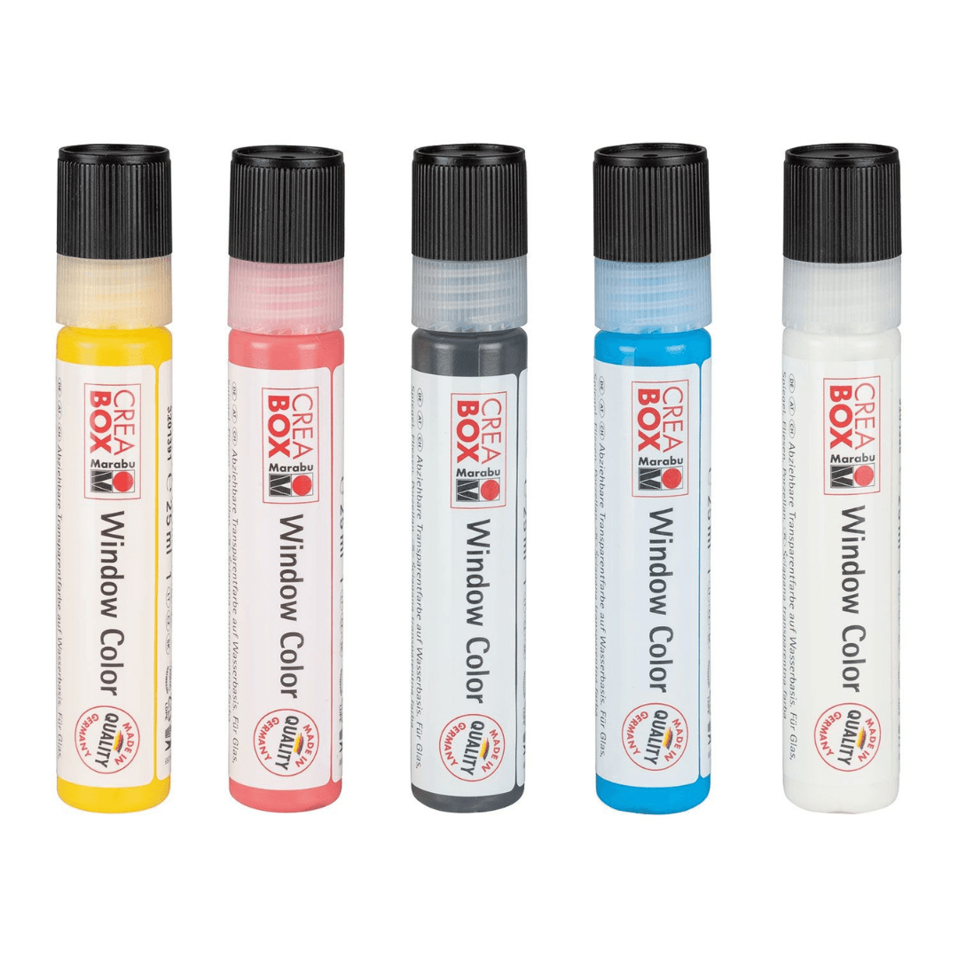 CREA BOX WINDOW COLOR TRANSPARENT SET OF 5 – EUROPEAN HOUSE HOLD