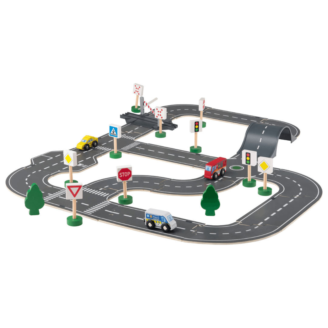 Playtive City Road Set 35 Pieces – EUROPEAN HOUSE HOLD