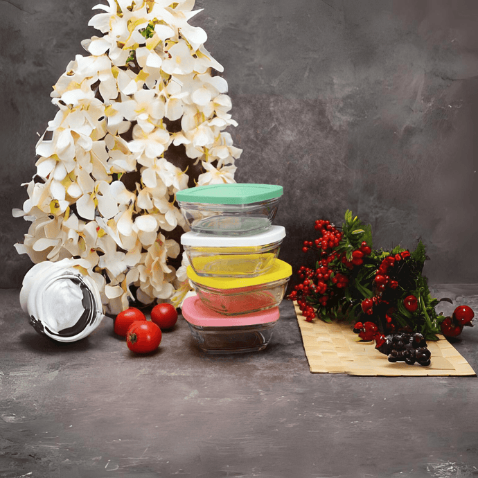 Pudding Storage Container Colorful 4 Pieces 11 × 5 cm – EUROPEAN HOUSE HOLD